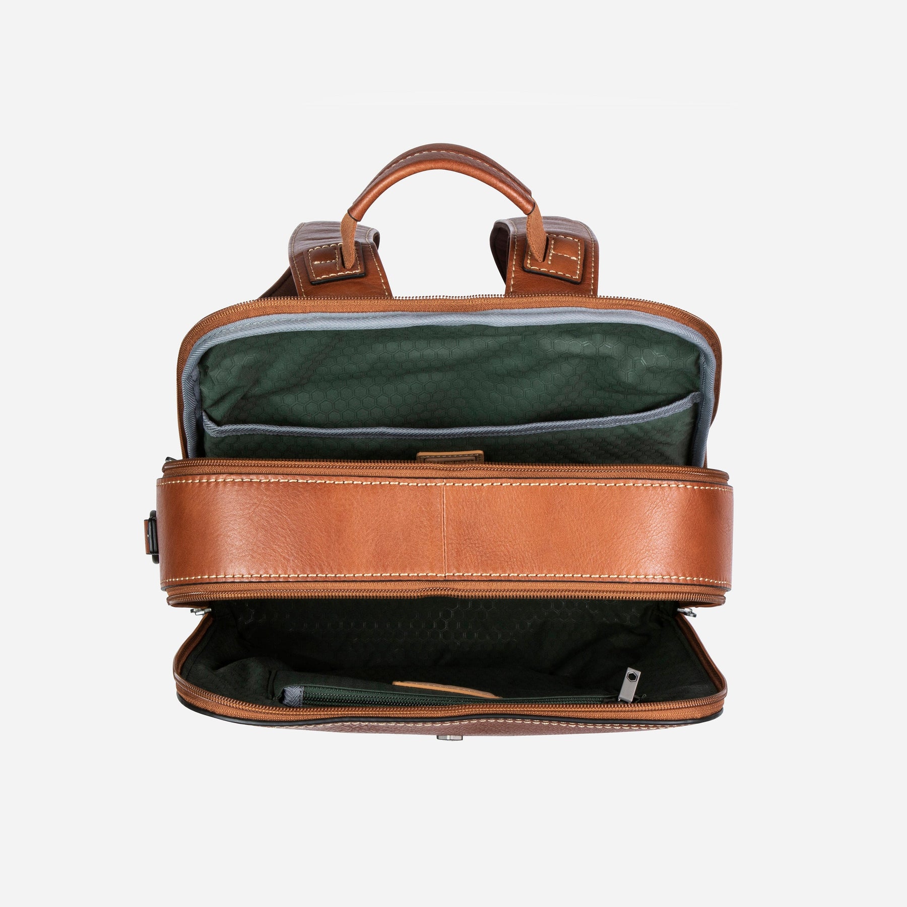 Tan & Black Leather Travel Backpack | Jekyll & Hide AUS